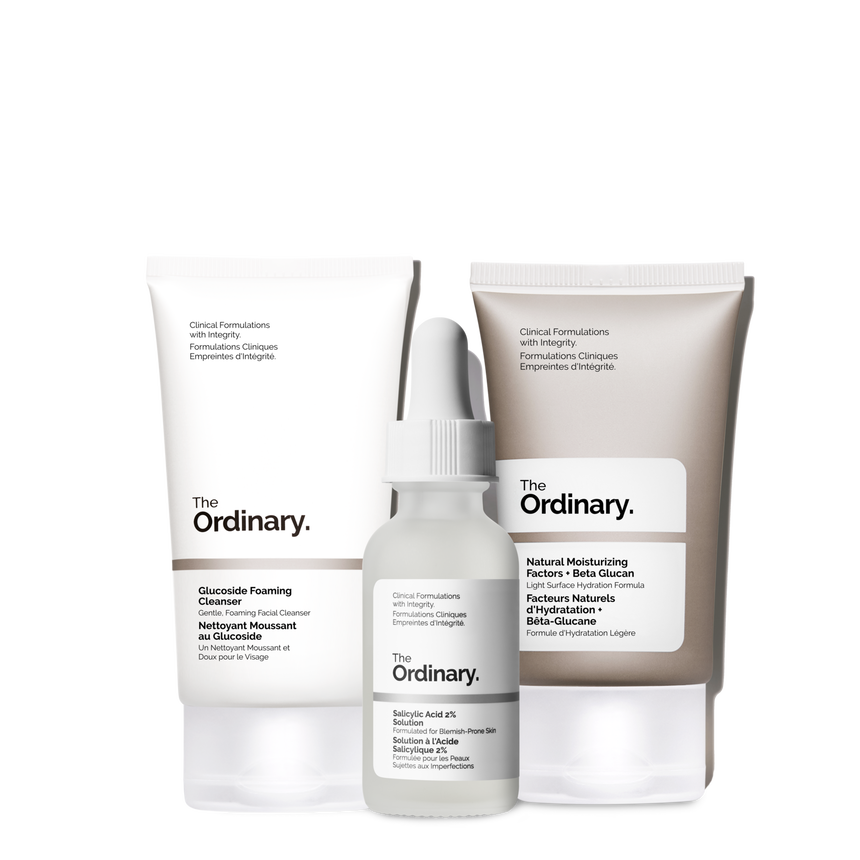 The Clear Set: 3-Step Salicylic Acid Regimen for Blemish-Free Skin